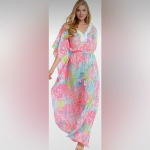 Lilly Pulitzer | Other | Lilly Pulitzer Coleman Maxi Lets Cha Cha Size ...